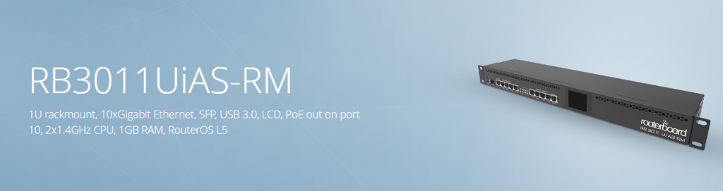 Thiết bị cân bằng tải Mikrotik RB3011UiAS-RM | 5Tech.com.vn